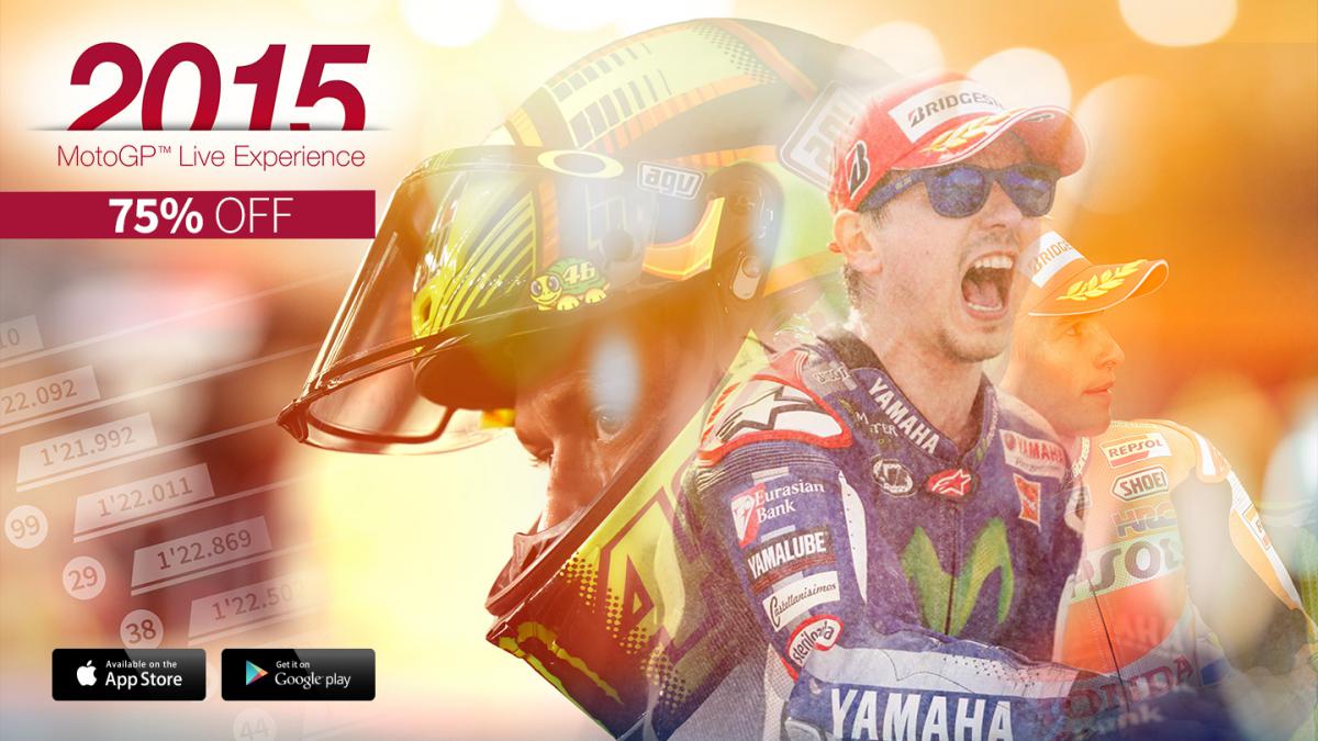 75% off the official MotoGP™ Live Experience app | MotoGP™