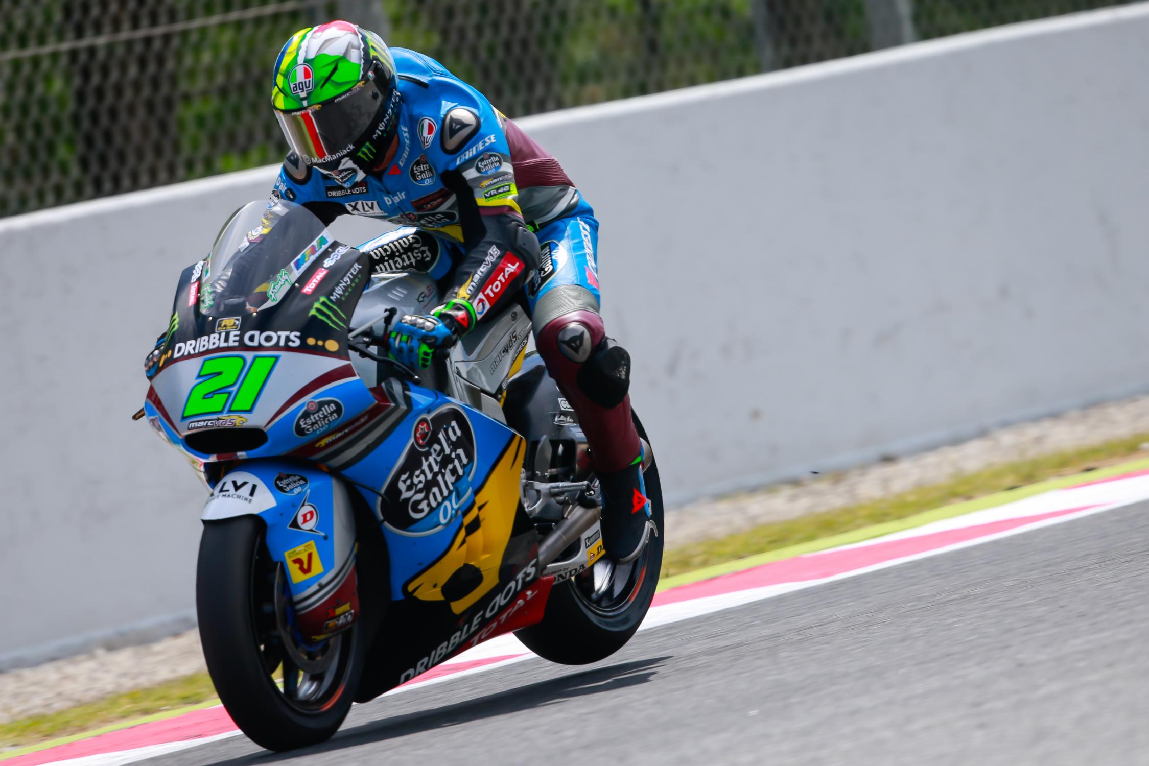 21 Franco Morbidelli, Estrella Galicia 0,0 Marc VDS - Moto2, Catalunya 2016