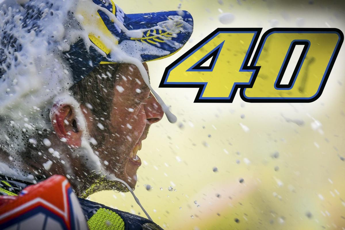 Happy 40th bday Vale. 🎉🎊 : r/motogp